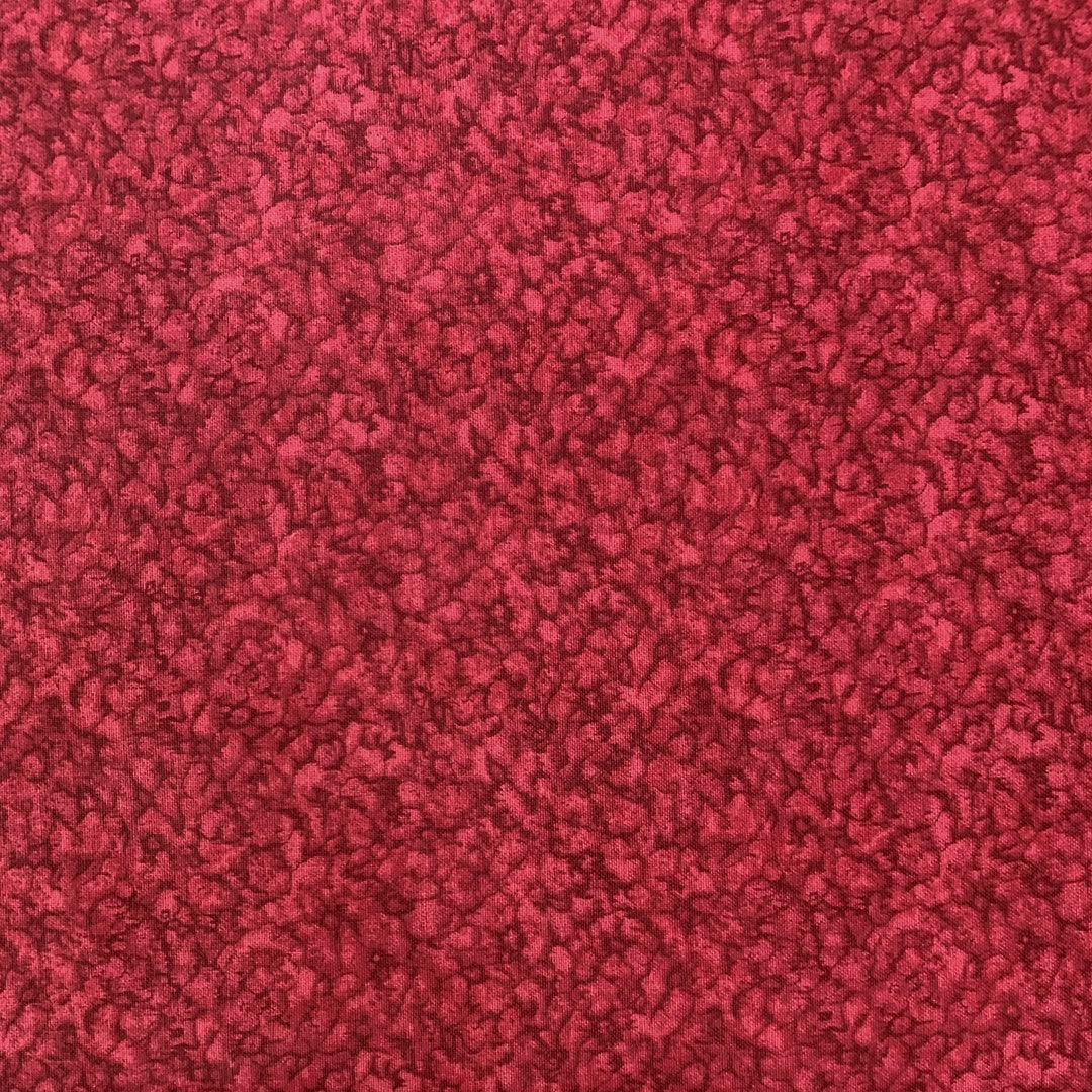 Red Crackle Fabric by the Yard, Red Print, 100% Cotton, Cranberry Red ...