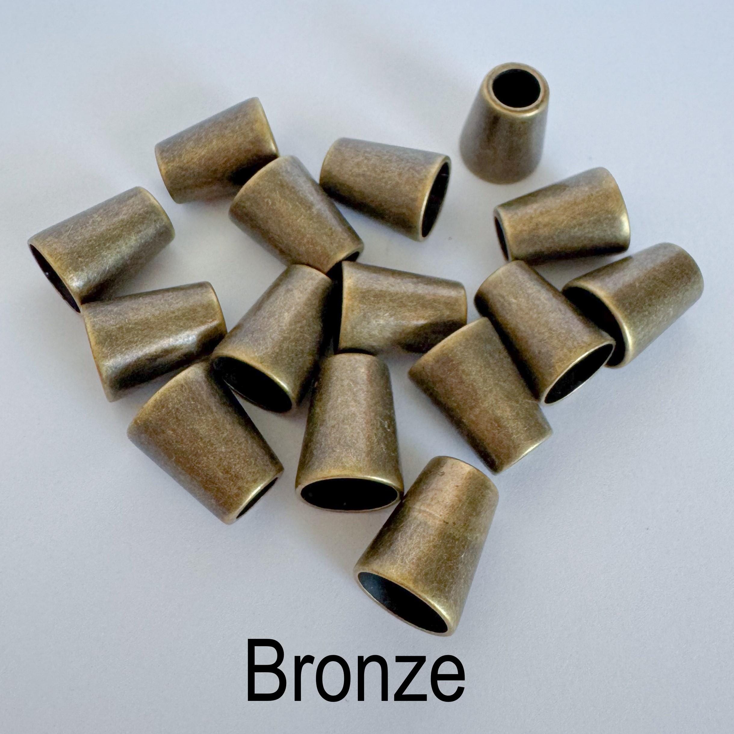 Cord End Caps, Bell Shape, Bag Hardware (5mm Hole), Decorative Cord ...