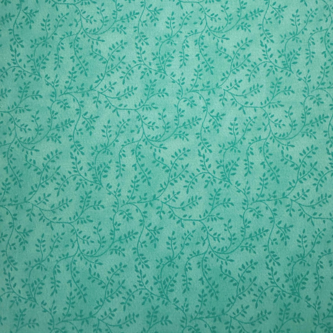 Caribbean Vine Print Cotton Fabric, Quilting and Apparel, 45" Wide - Etsy