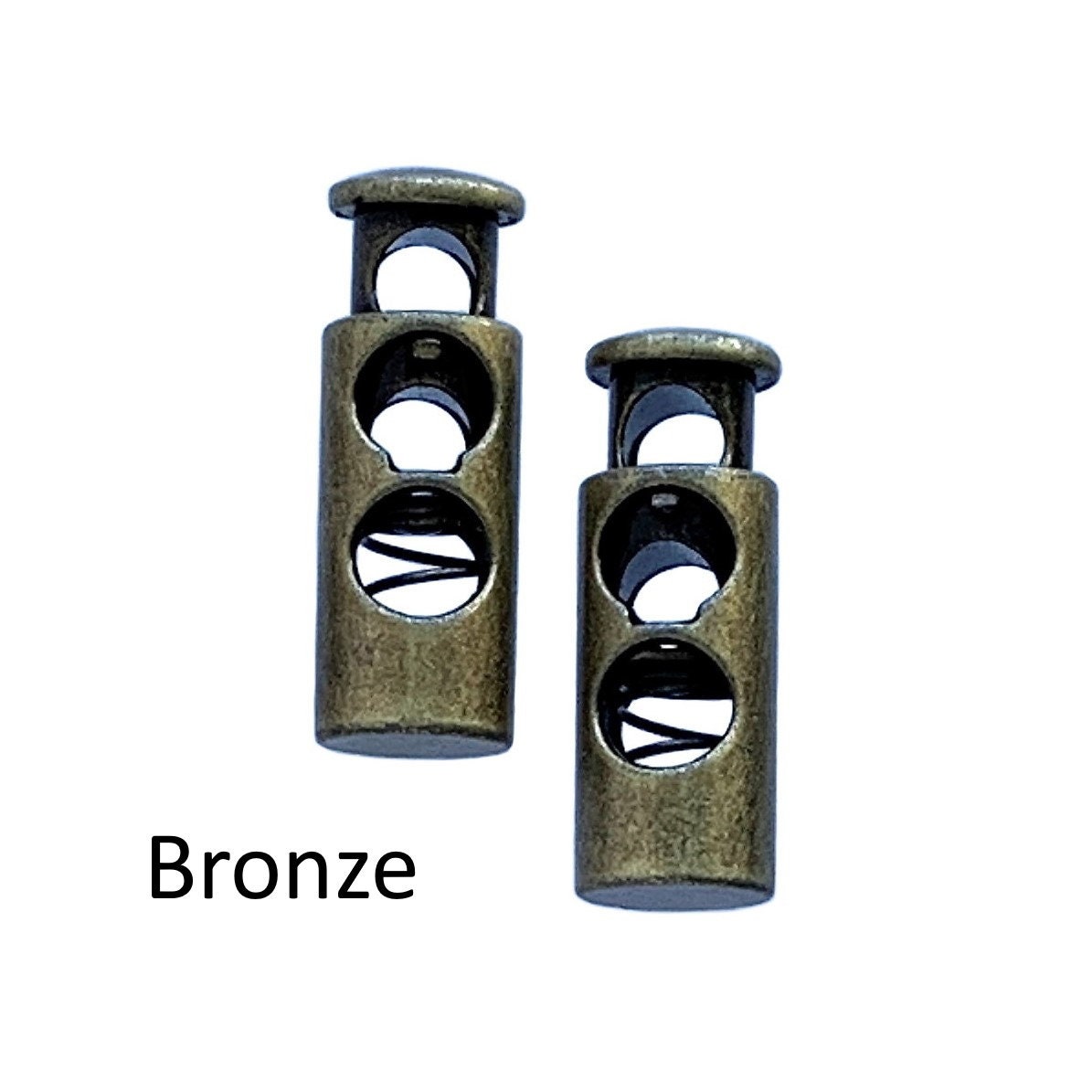 Toggle Cord Locks Silver Metal Cord Togglelight Weight | Etsy