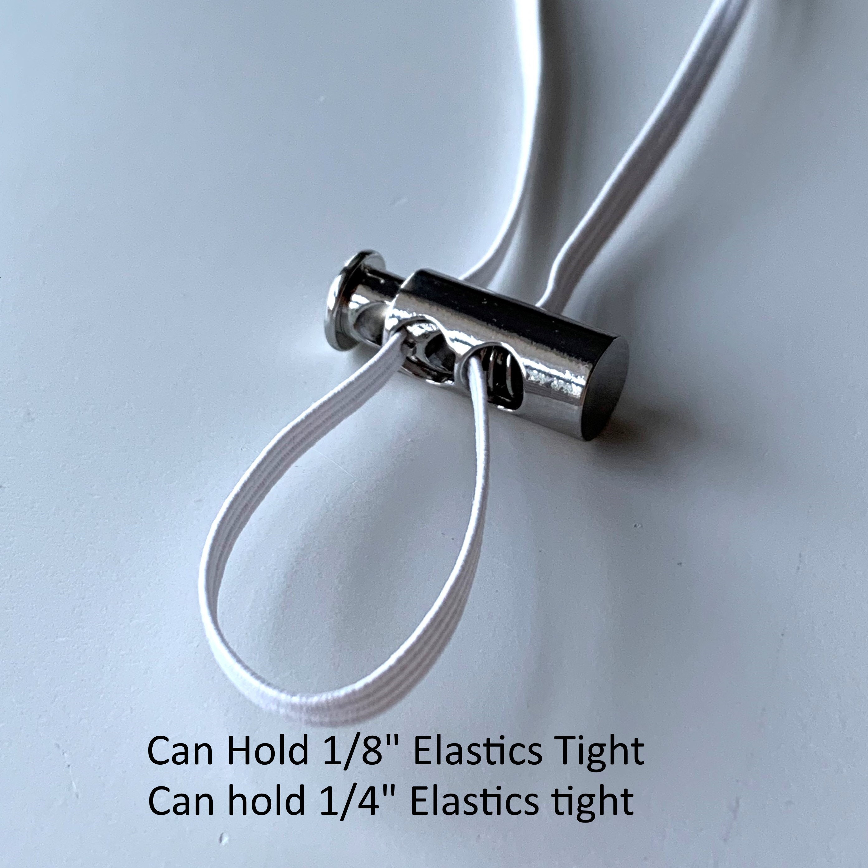 Toggle Cord Locks Silver Metal Cord Togglelight Weight | Etsy