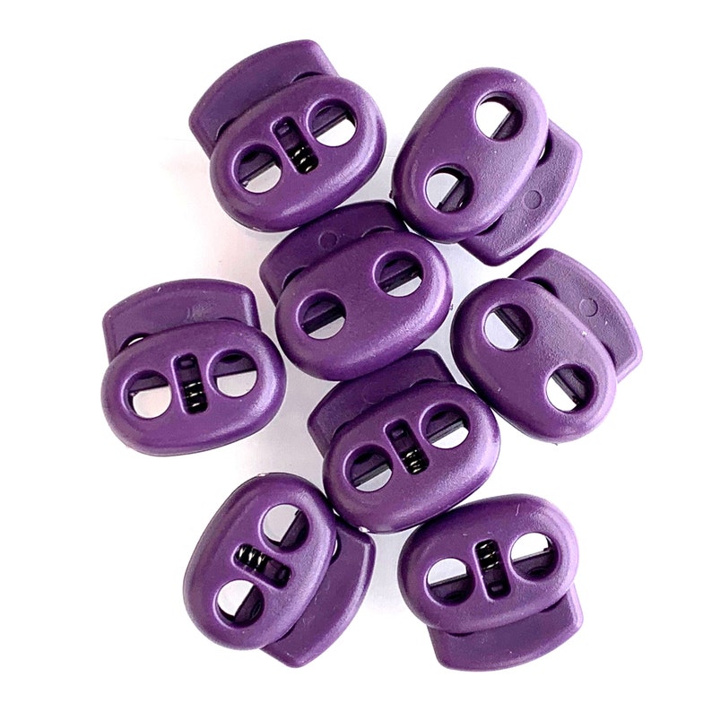 Toggle Cord Locks Spring Loaded Plastic Elastic & Cording - Etsy Norway