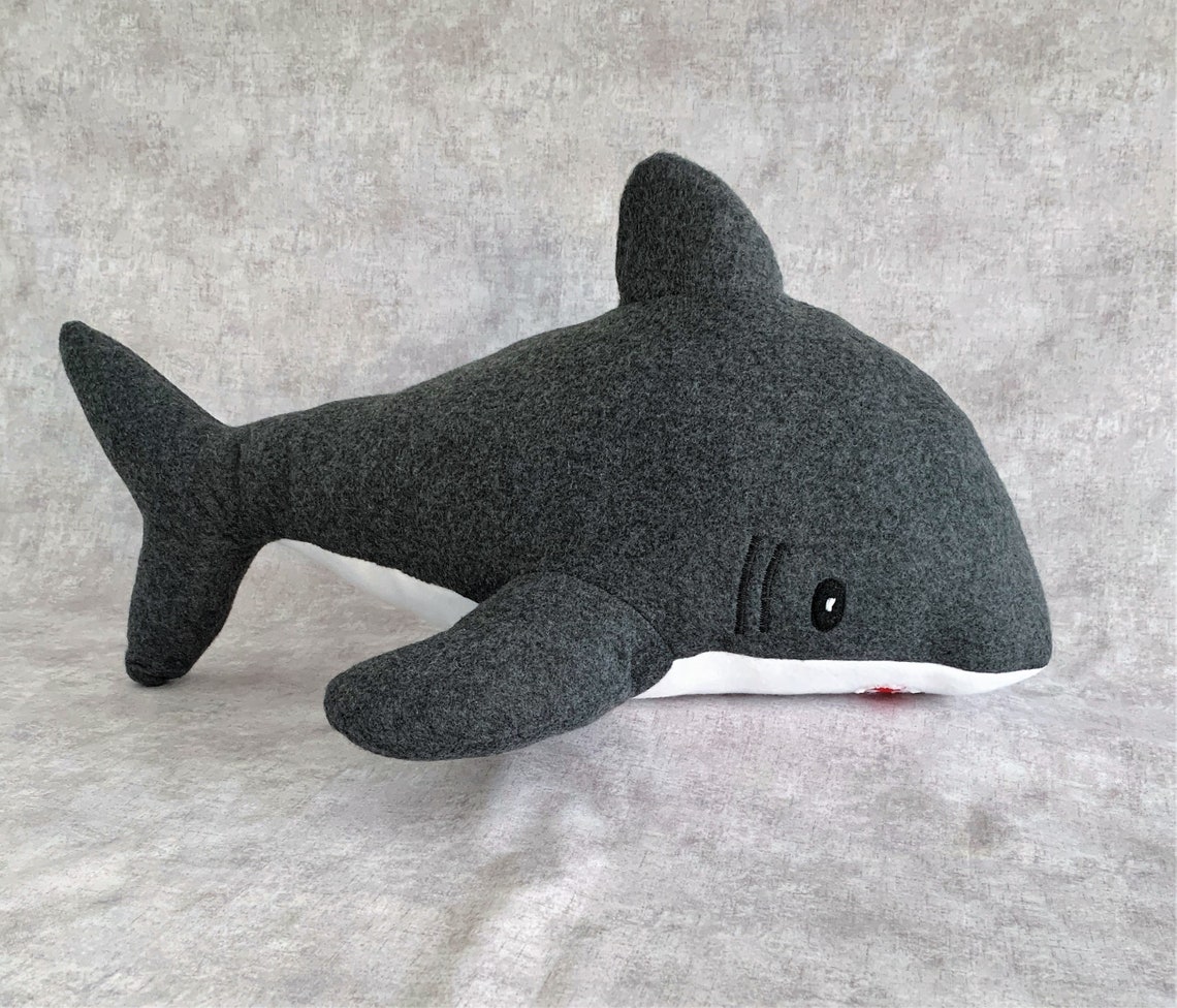Shark Plush Toy PDF Pattern Stuffed Toy Shark Sewing Pattern - Etsy