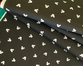 Mickey Mouse Fabric by the Yard | Etsy