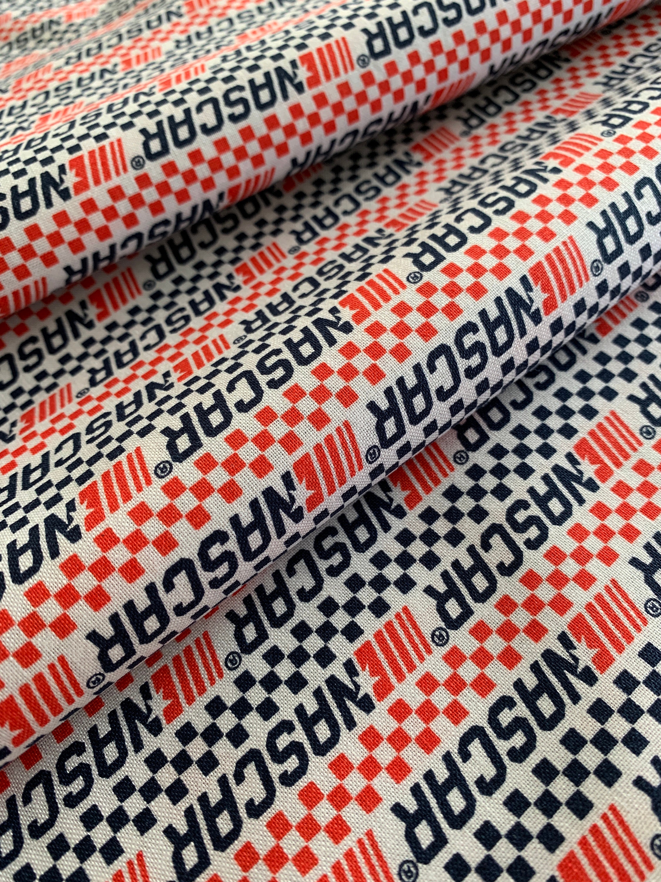 NASCAR Racing Licensed Fabric by Camelot Fabrics 100% Cotton - Etsy