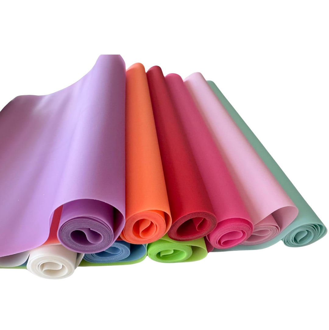 Solid Color Jelly Vinyl Rolls, Matte, Bagmaking Crafts - Etsy