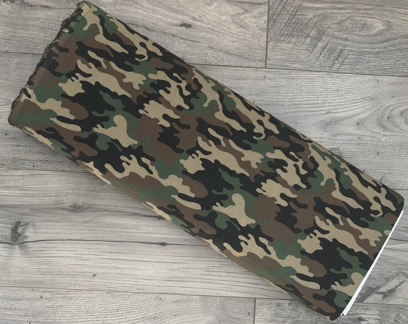 Green Camo 100% Cotton Fabric: Quilting & Apparel - Etsy