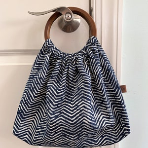 Ring Handle Bag PDF Sewing Pattern, Modern Granny Style - Etsy