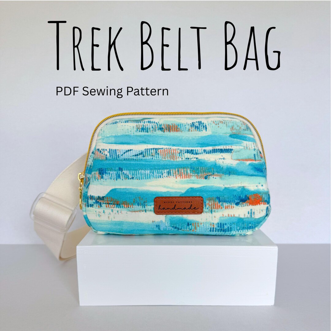 Trek Belt Bag Sewing Pattern, Zippered Sling (PDF Pattern) - Etsy