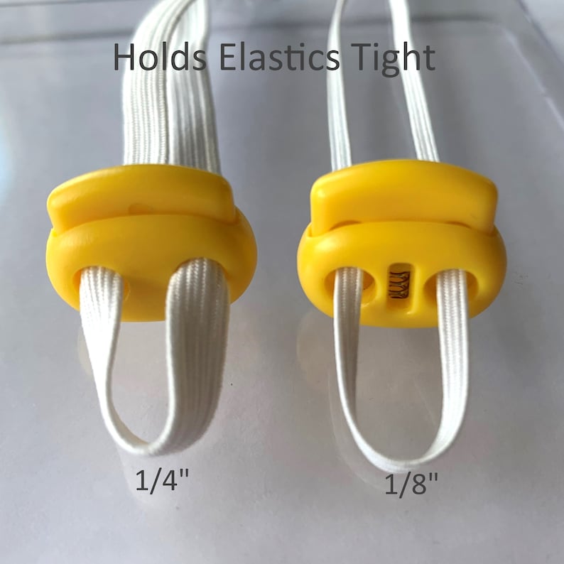 Toggle Cord Locks Spring Loaded Plastic Elastic & Cording - Etsy Norway