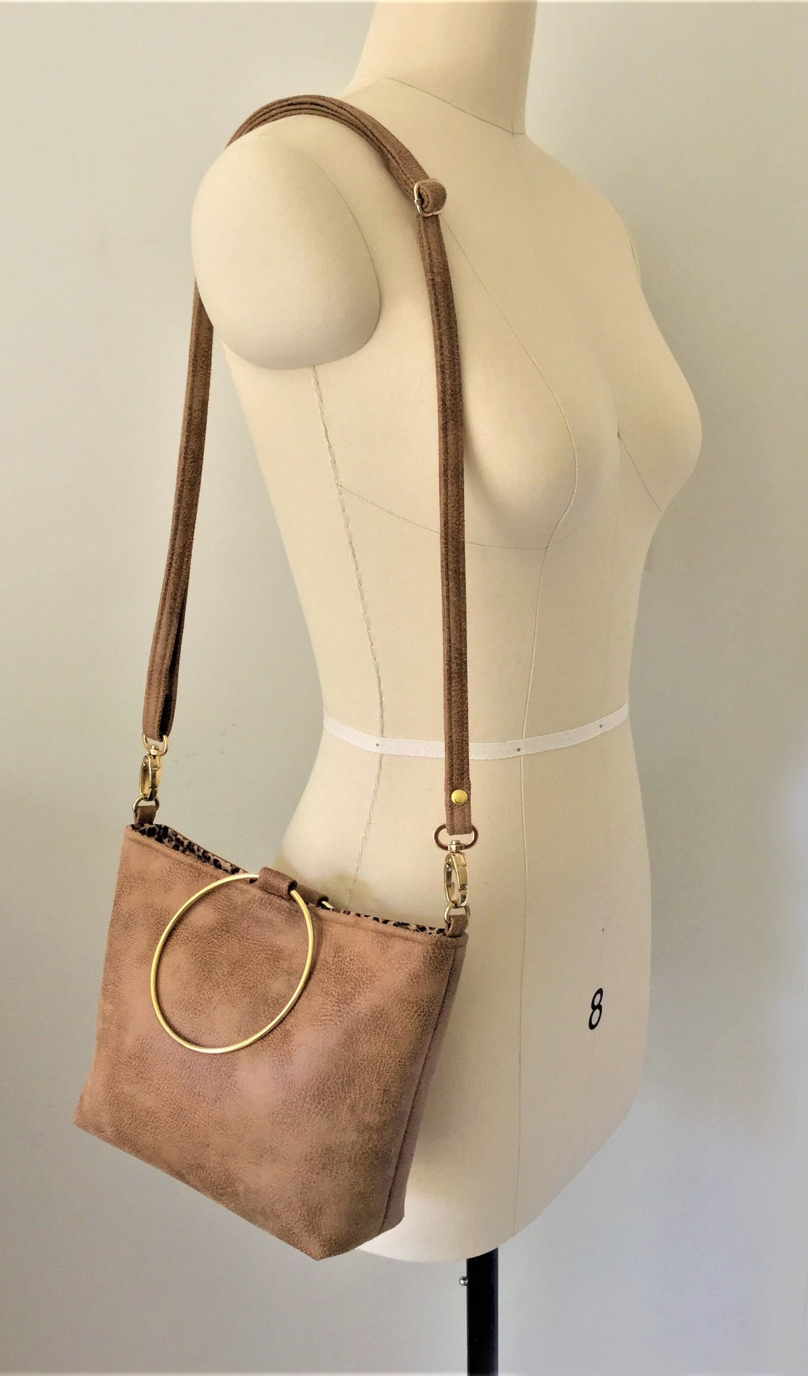 Ring Handle PDF Purse Sewing Pattern Beginner Easy to Sew Bag - Etsy