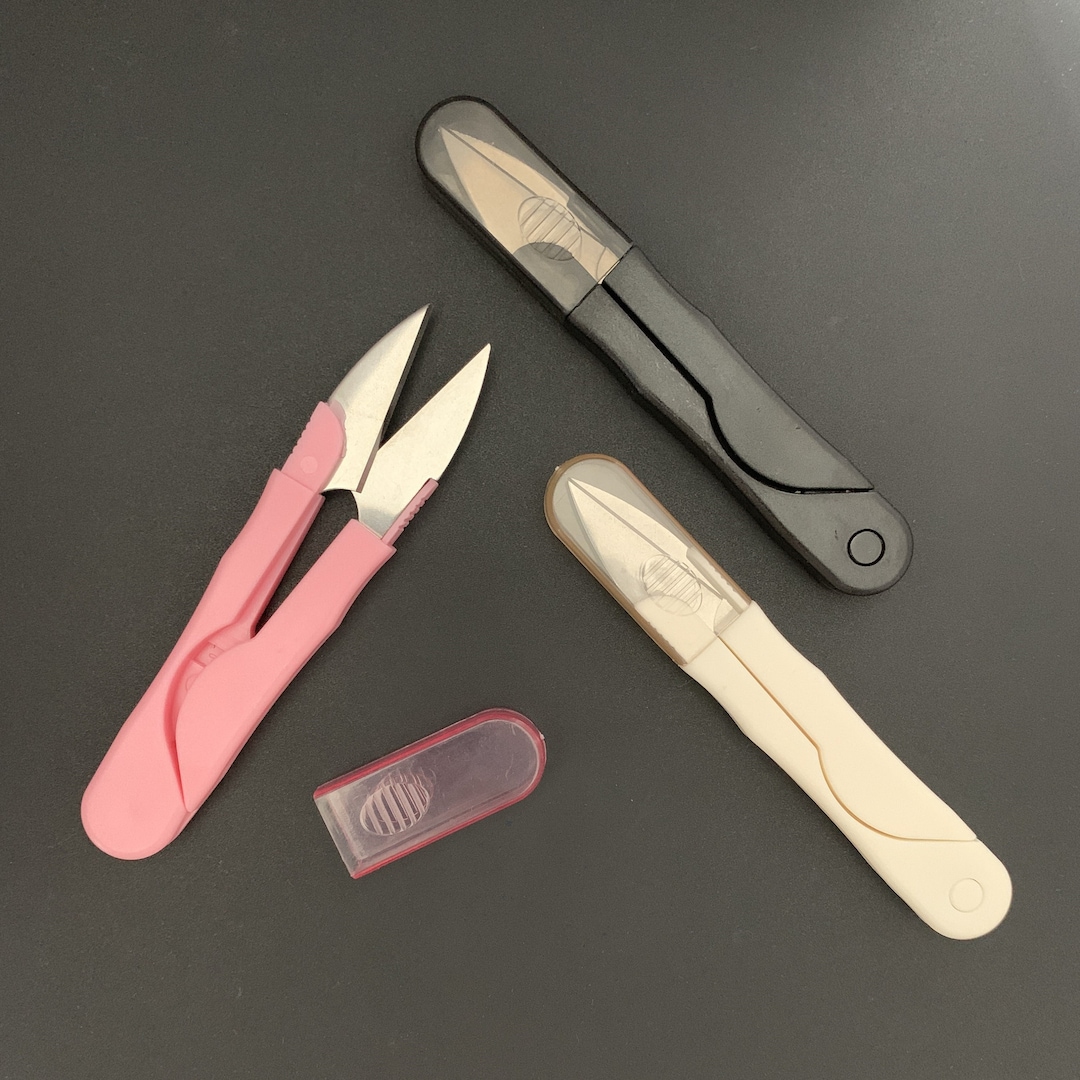 Thread Snips With Protective Cover, Stainless Steel, Embroidery Snips ...