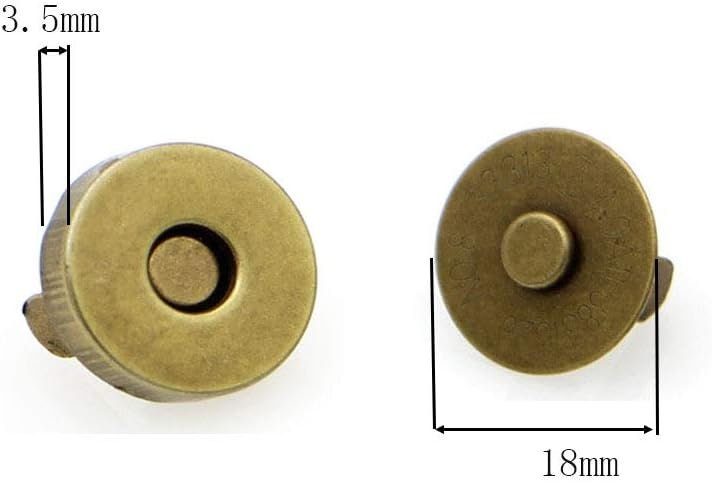 18mm Magnetic Purse Snap Set, Bag Closure Hardware - Etsy
