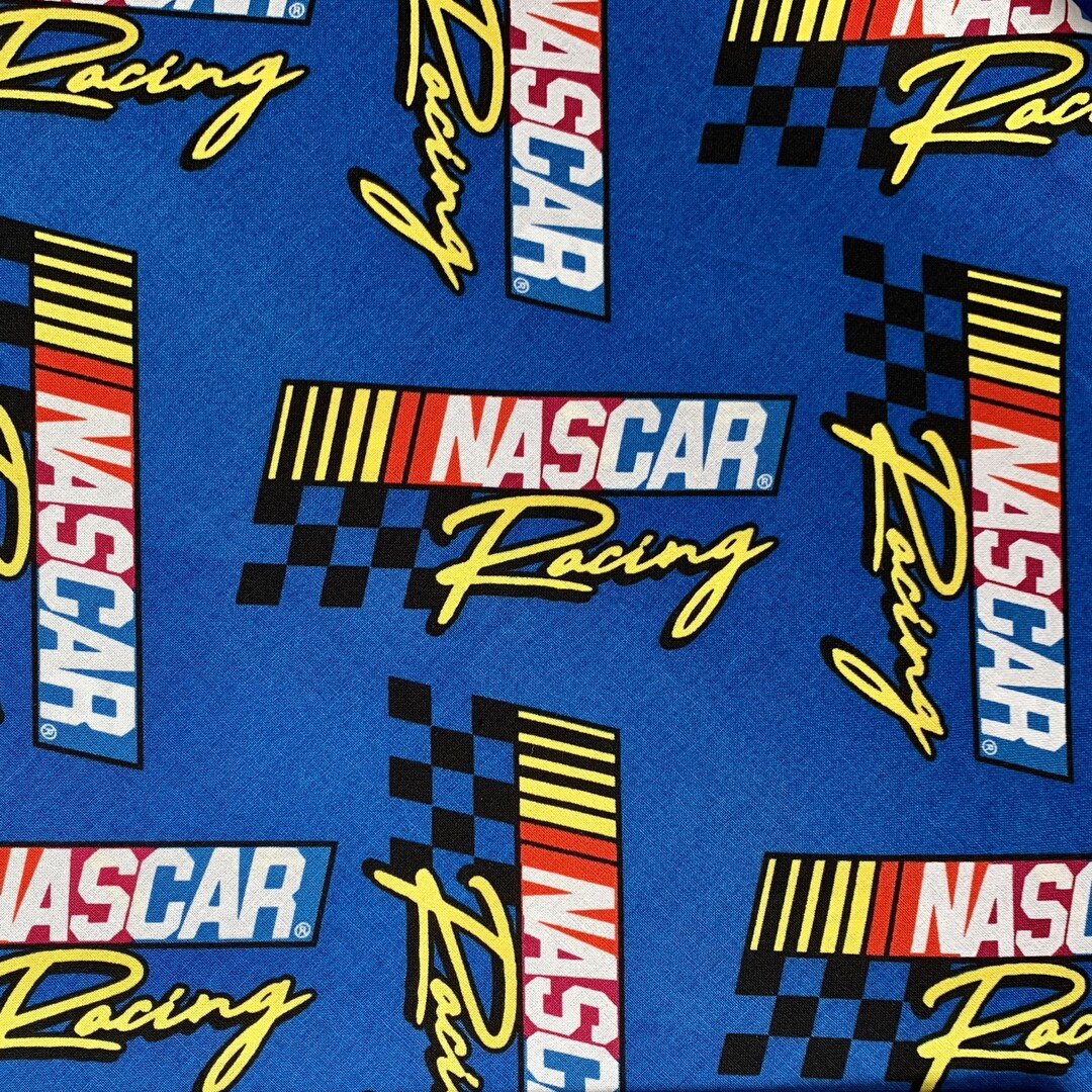 NASCAR Racing 100% Cotton Fabric by NASCAR Licensed Fabric - Etsy