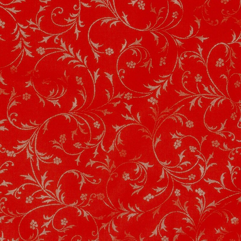 Red Christmas Fabric - Etsy