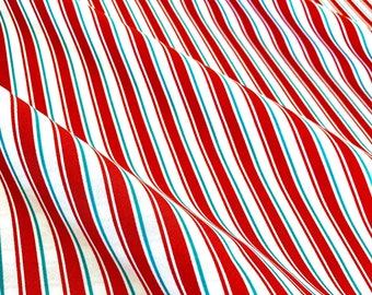 Candy Stripe Fabric - Etsy