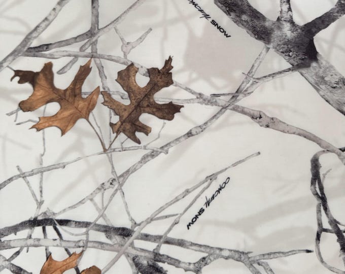 60" True Timber Camo Fabric, Conceal Snow Camouflage Cotton/poly Blend ...