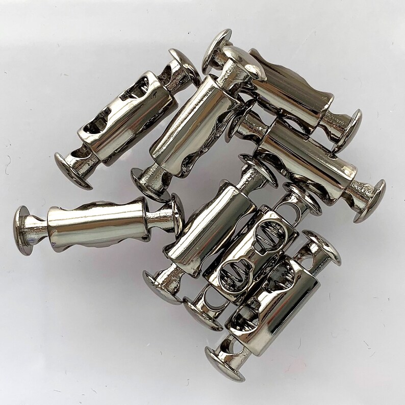 Metal Cord Toggles Great Quality Toggle Double Hole Cord | Etsy