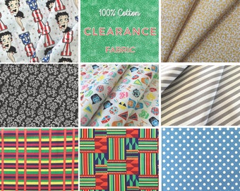 Cotton Fabric by the Yard | Etsy