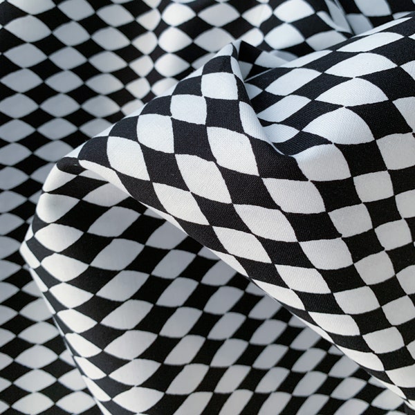 Black Diamond Fabric - Etsy