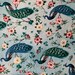 Peacock Fabric Blue Feathered Peacock 100% Cotton Fabric - Etsy