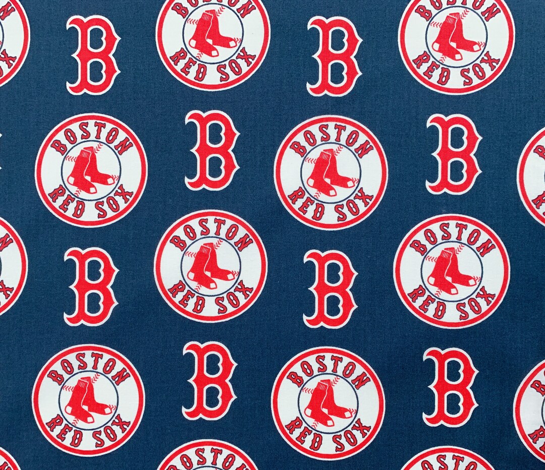 Boston Fabric, 100% Cotton, Logo Fabric, Quilting Weight Licensed ...