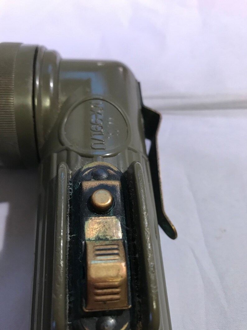 Vintage Army Flashlight, Flashlight, Green Flashlight, Multi Use ...