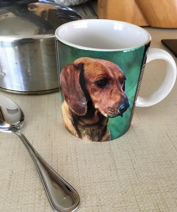 Dachshund Dog Vintage Ceramic Mug | Etsy