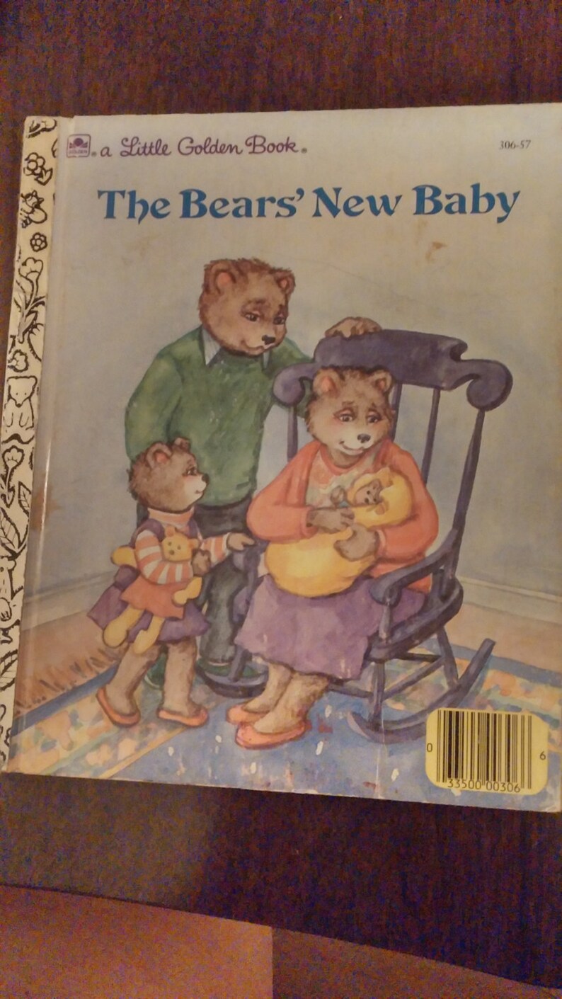 Little Golden Book the Bears' New Baby, Children Storybook - Etsy