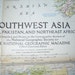 1952 Vintage National Geographic Map Southwest Asia, June 1952 Nat Geo ...