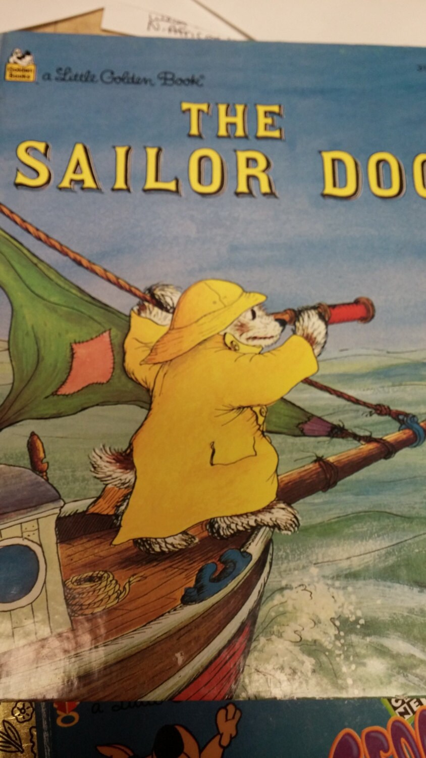 Little Golden Book Walt the Sailor Dog, Children's Storybook - Etsy