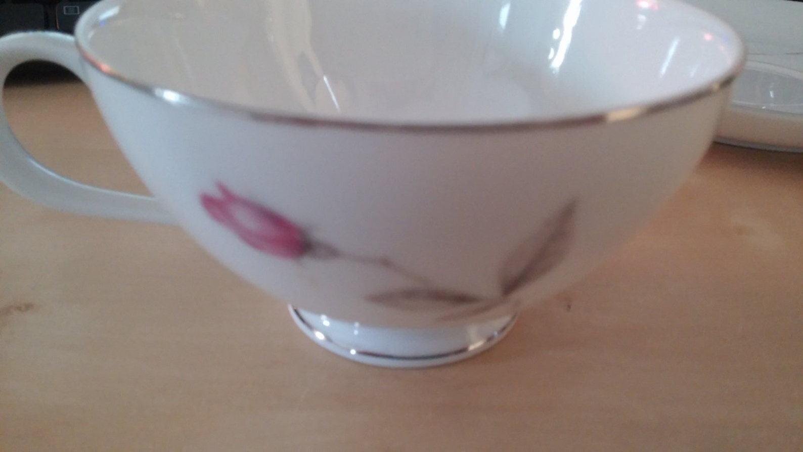 Empress Tea Rose Fine China Teacup and Saucer - Etsy