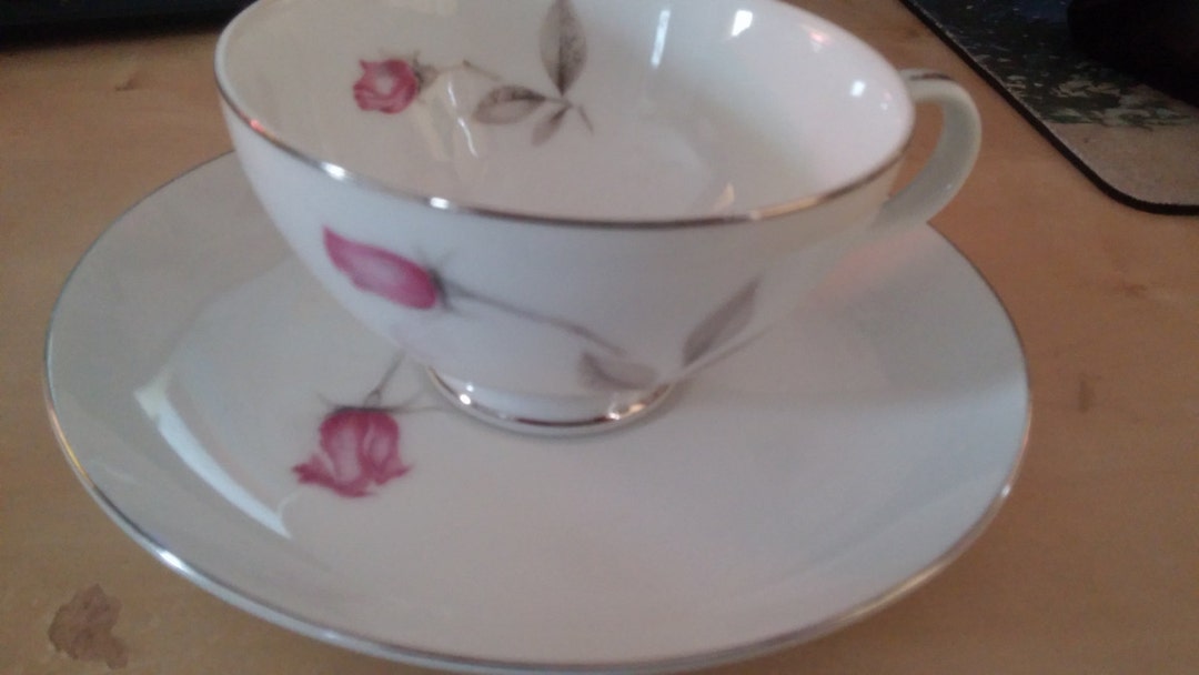 Empress Tea Rose Fine China Teacup and Saucer - Etsy