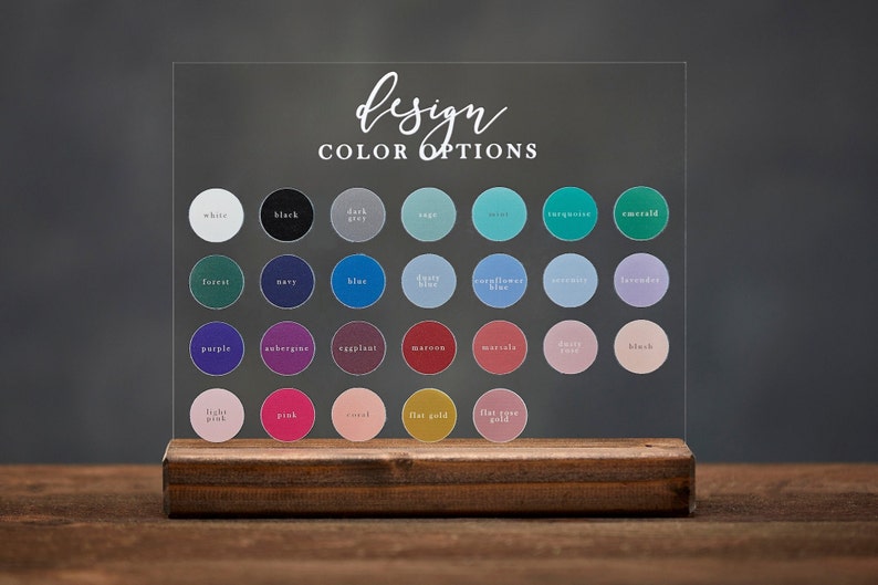 Custom Clear Acrylic Table Numbers Custom Table Names - Etsy