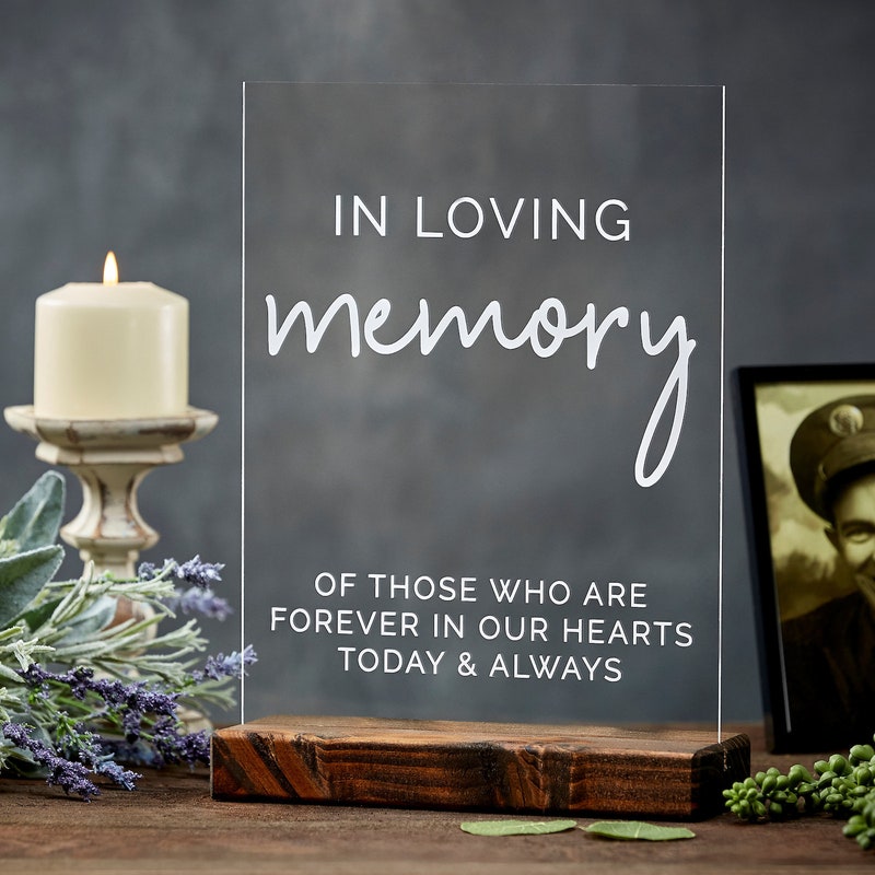 Memorial Sign - Etsy