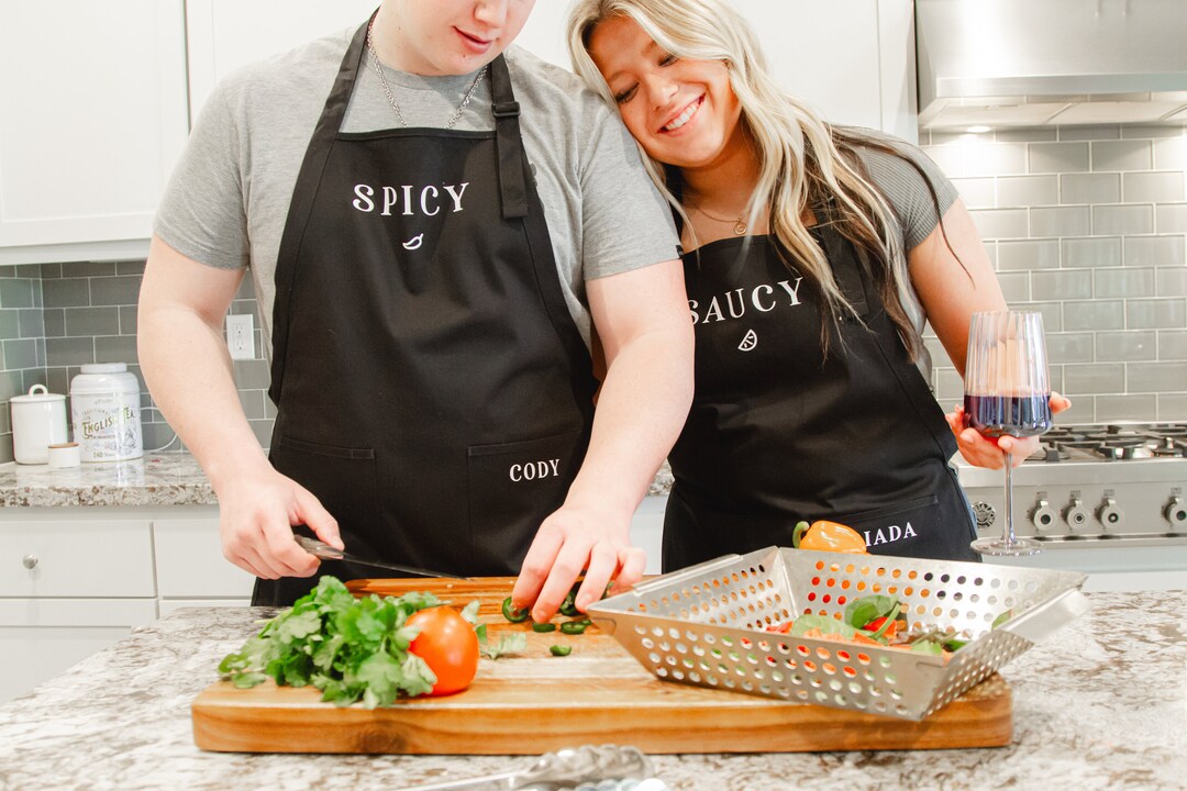 Couples Gift, Personalized Apron, Funny Apron, His and Hers Gifts ...
