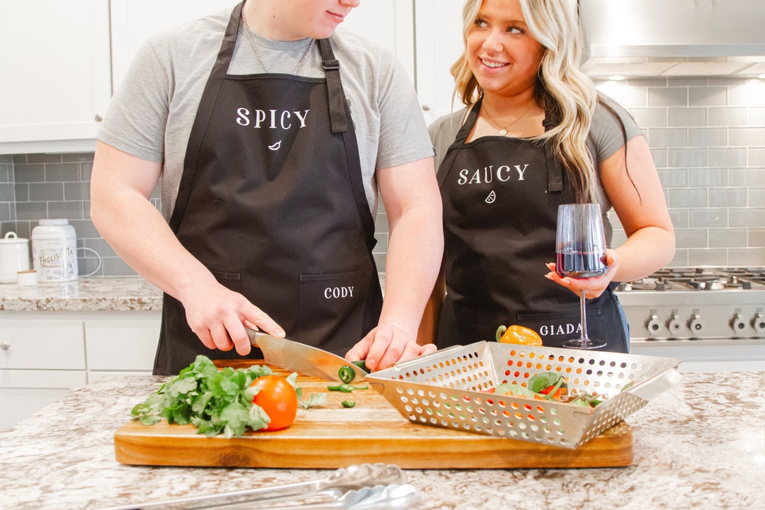 Couples Gift, Personalized Apron, Funny Apron, His and Hers Gifts ...
