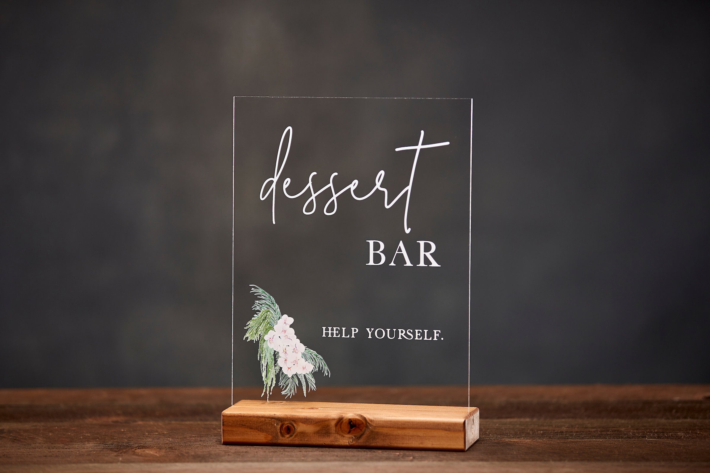 Dessert Table Decor Dessert Table Sign Dessert Sign Acrylic - Etsy