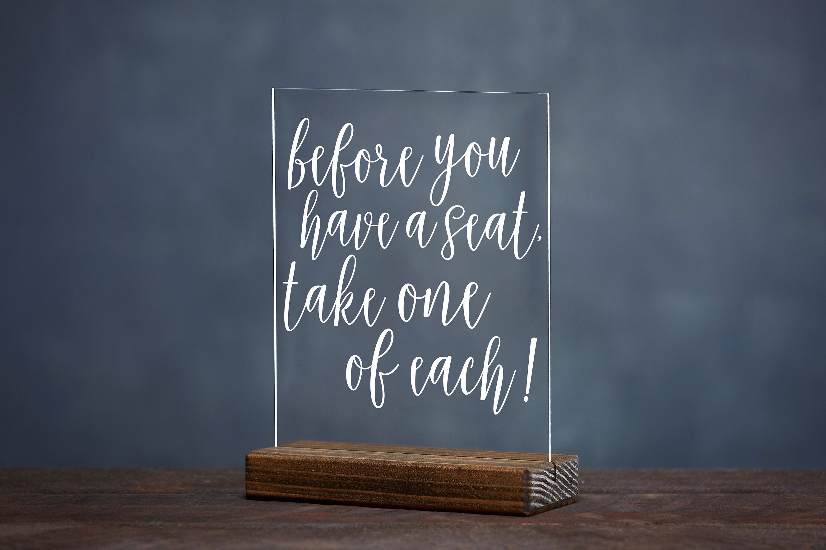 Wedding Favor Escort Card Sign Escort Cards Sign Wedding - Etsy