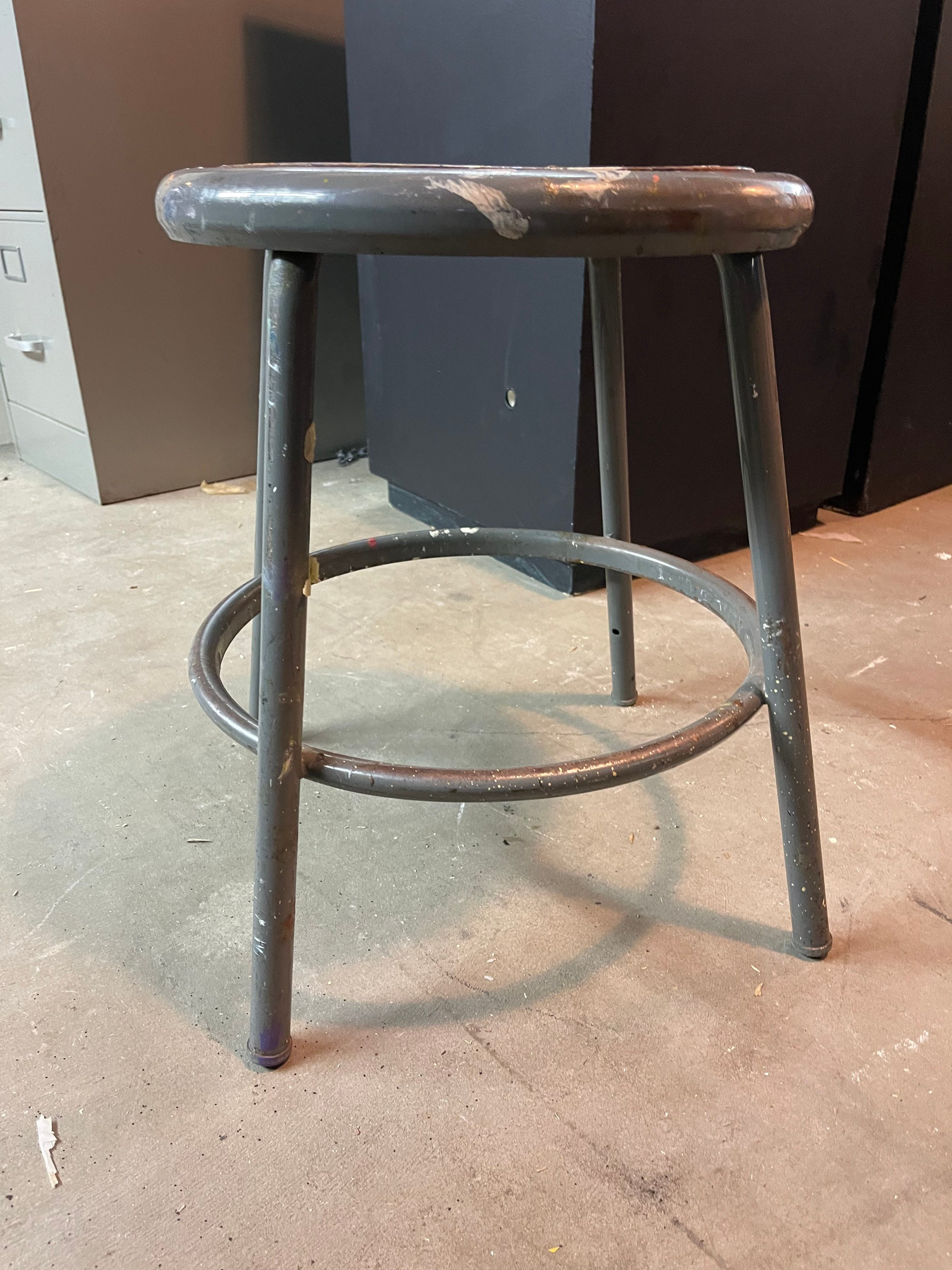 Vintage Metal Stools. Used in Art School for Decades. They Are All 18 ...
