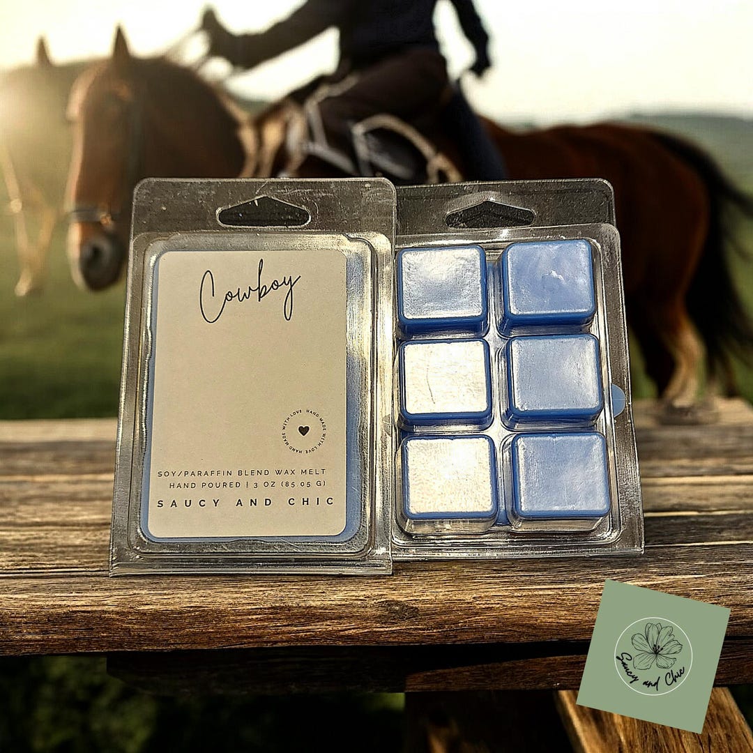 Cowboy Wax Melt: Saddle up With a Bold and Rustic Fragrance - Etsy