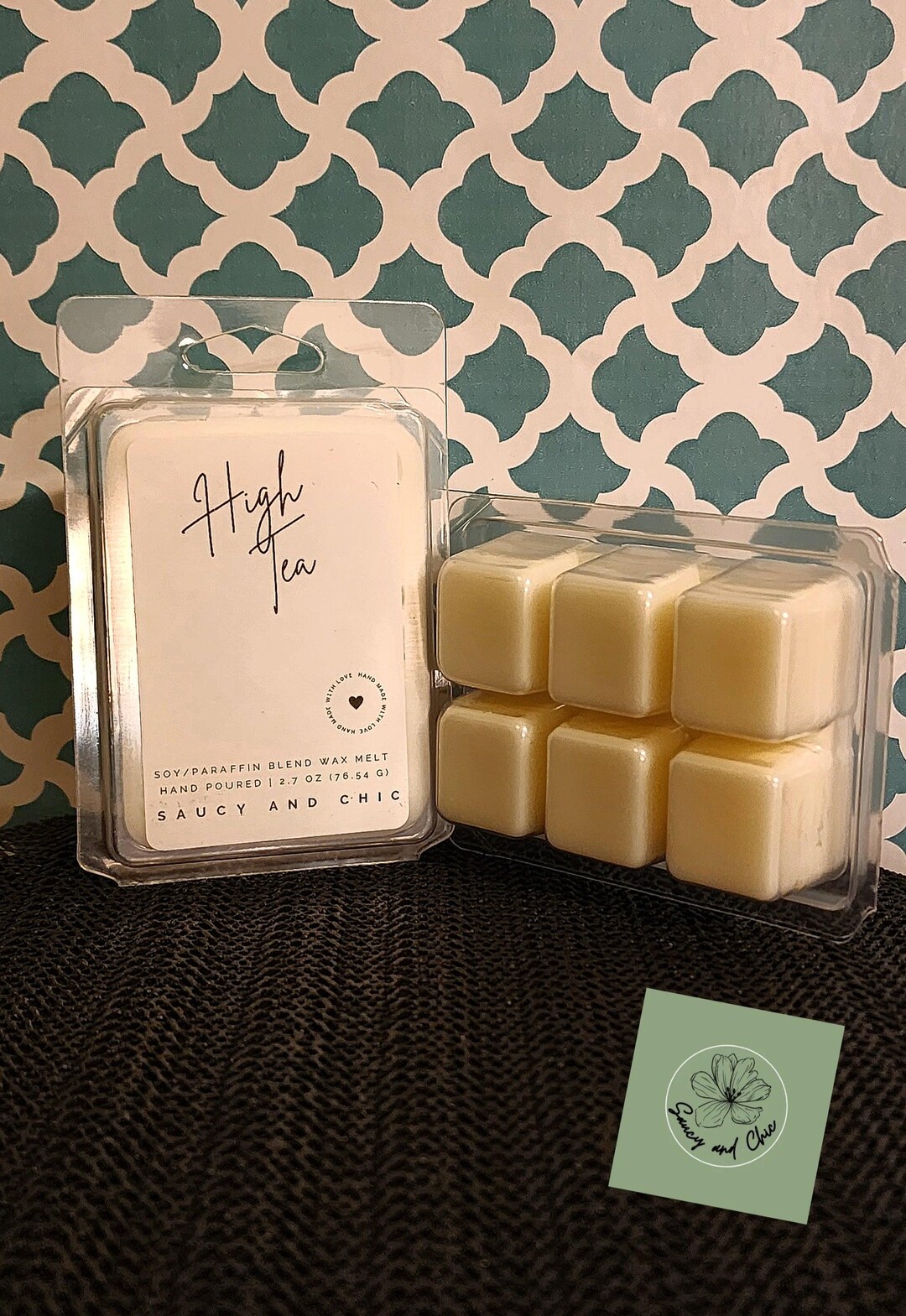 High Tea Wax Melt – Elegant White Tea & Ginger Fragrance for Relaxation ...