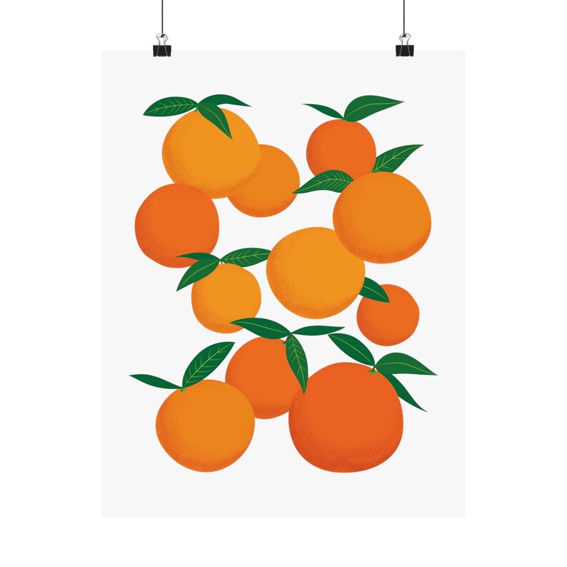 Summer Oranges Poster - Etsy