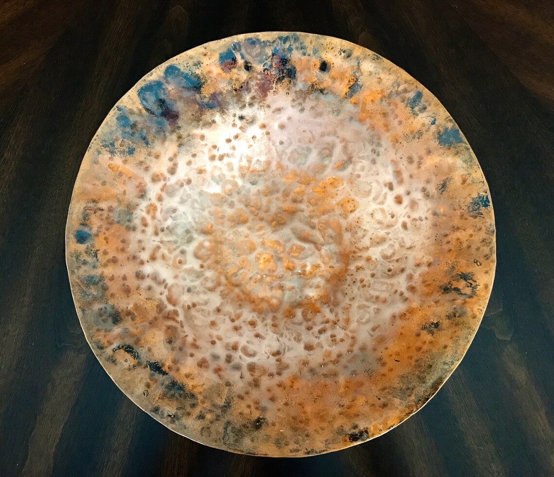 Copper Bowl 12 Inch Decorative Hand Hammered Copper Bowl - Etsy