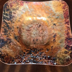 Copper Bowl - 12 Inch Decorative Hand Hammered Copper Bowl With a ...