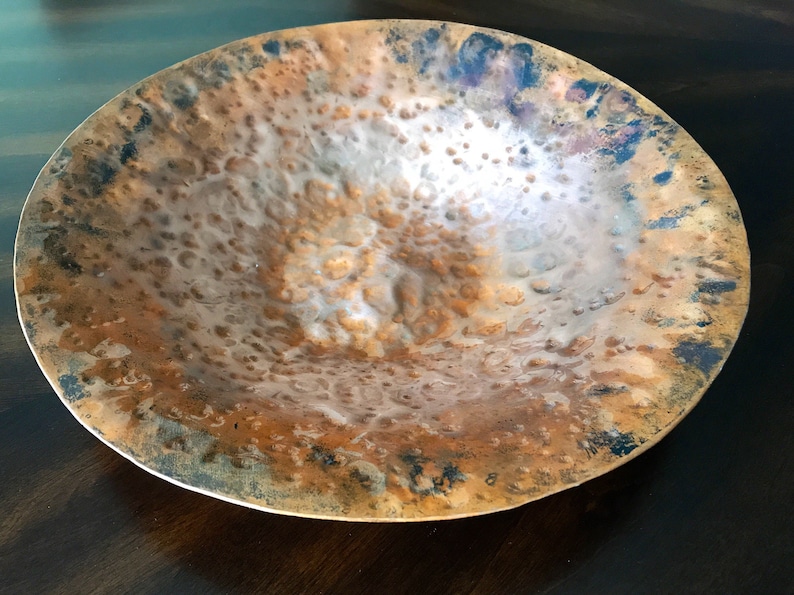 Copper Bowl 12 Inch Decorative Hand Hammered Copper Bowl - Etsy