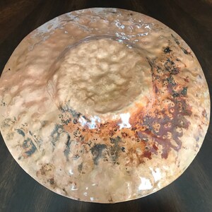 Copper Bowl 12 Inch Decorative Hand Hammered Copper Bowl With a Patina ...