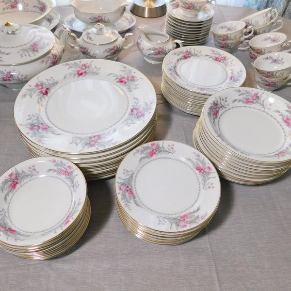 Rose Pattern China - Etsy