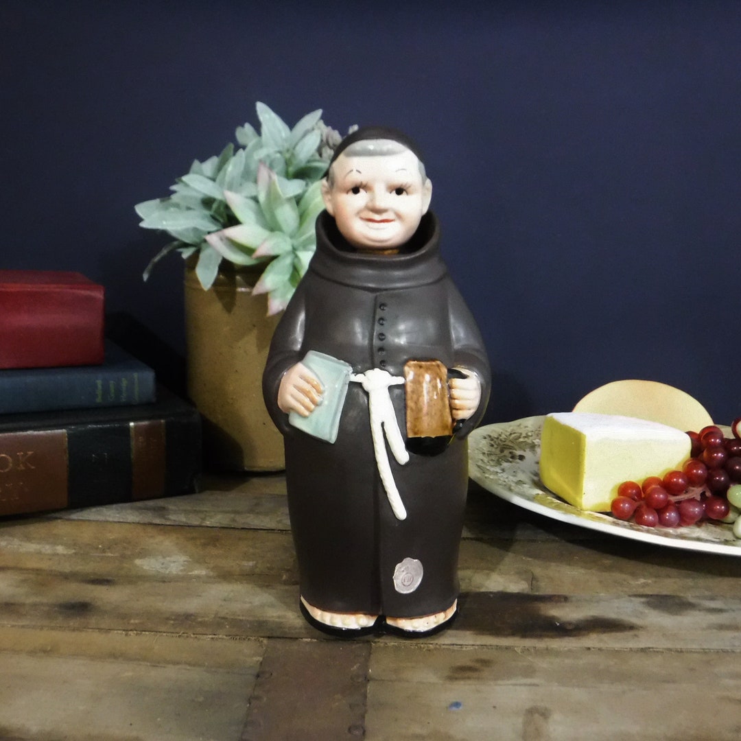 Vintage Monk/friar Figurine Decanter Bottle by Nikoniko Import Ew-made ...