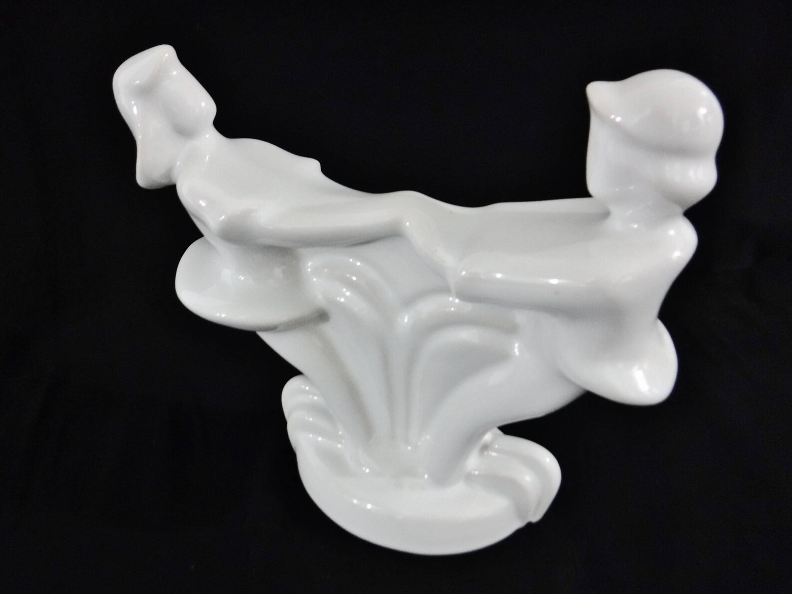 80s Vintage Art Deco Revival Statue Figurine of Boy & Girl - Etsy